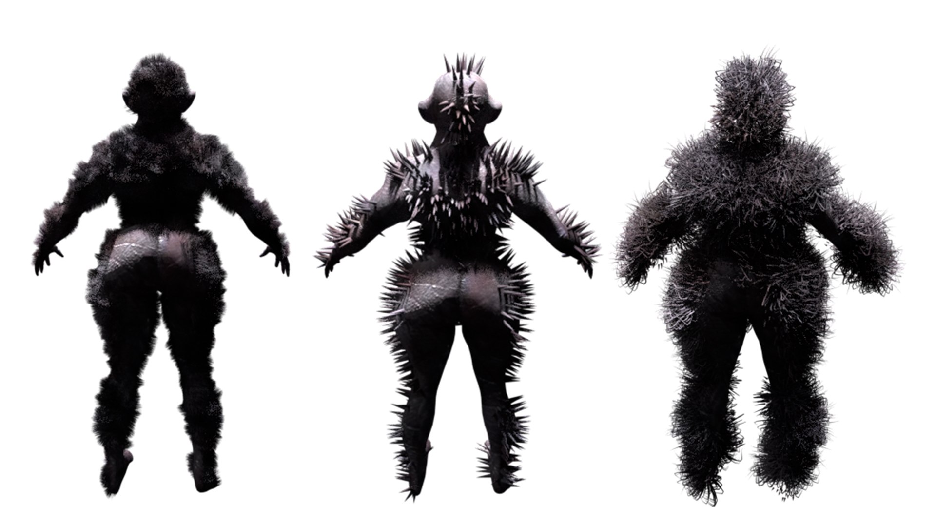 3D Criture Spooky Creature Different Model - TurboSquid 1545691