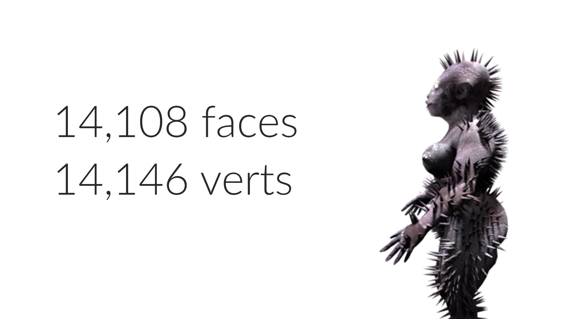 3D Criture Spooky Creature Different Model - TurboSquid 1545691