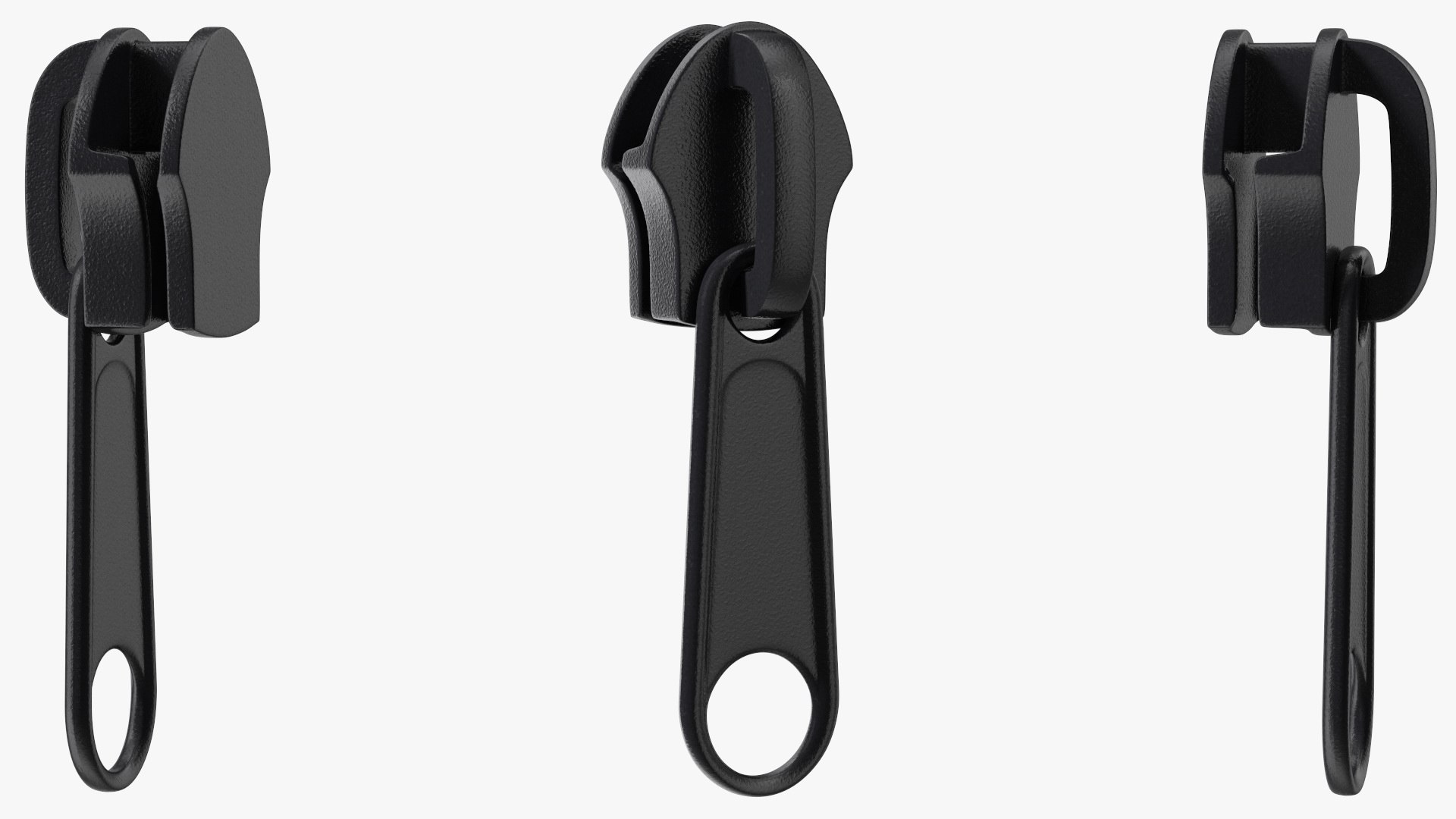 Long Pull Slider Black 3D Model - TurboSquid 1821180