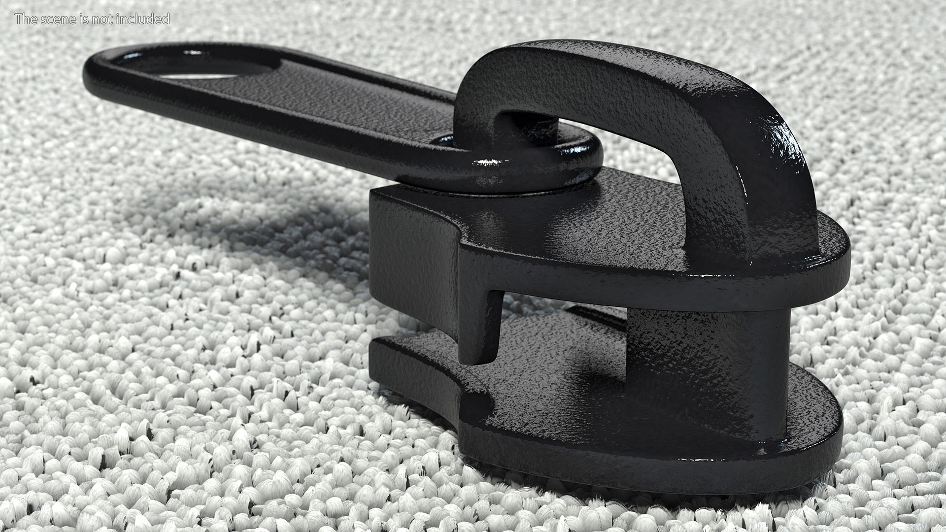 Long Pull Slider Black 3D Model - TurboSquid 1821180