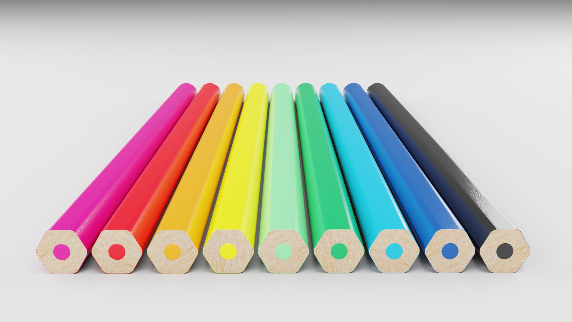 3D Colored Pencils Model - TurboSquid 1653557