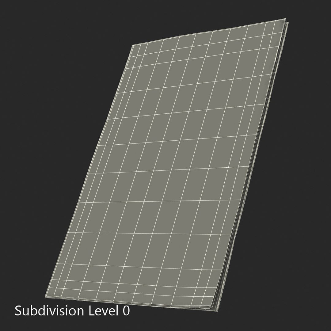 3d Trail Folded Mapped Model