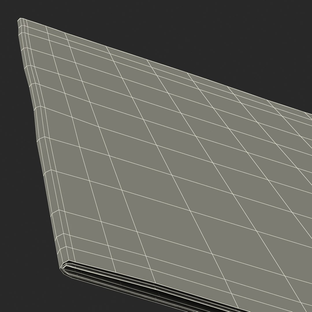 3d trail folded mapped model