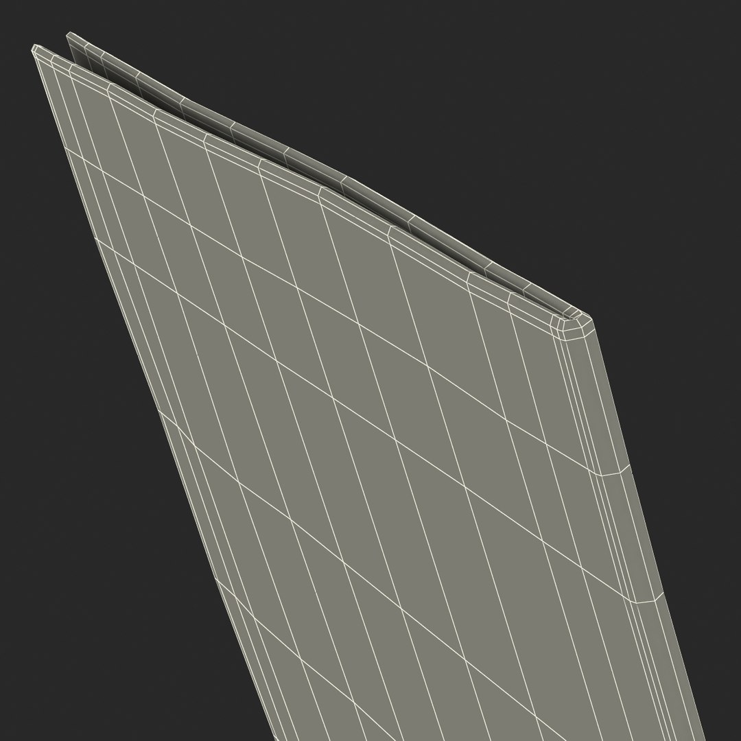 3d trail folded mapped model