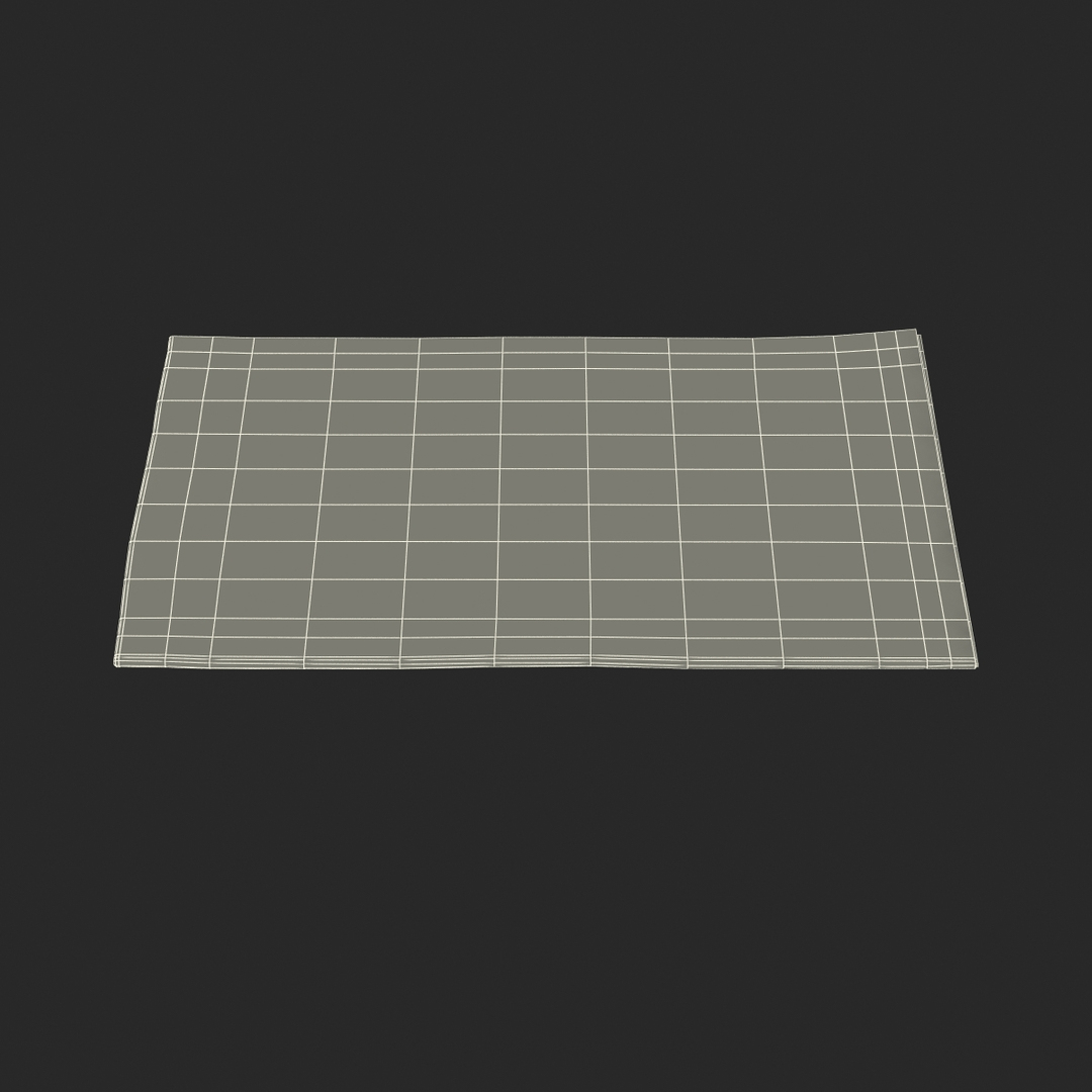 3d Trail Folded Mapped Model