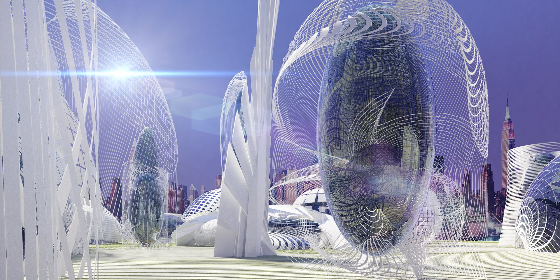 3d Modern Futuristic Model