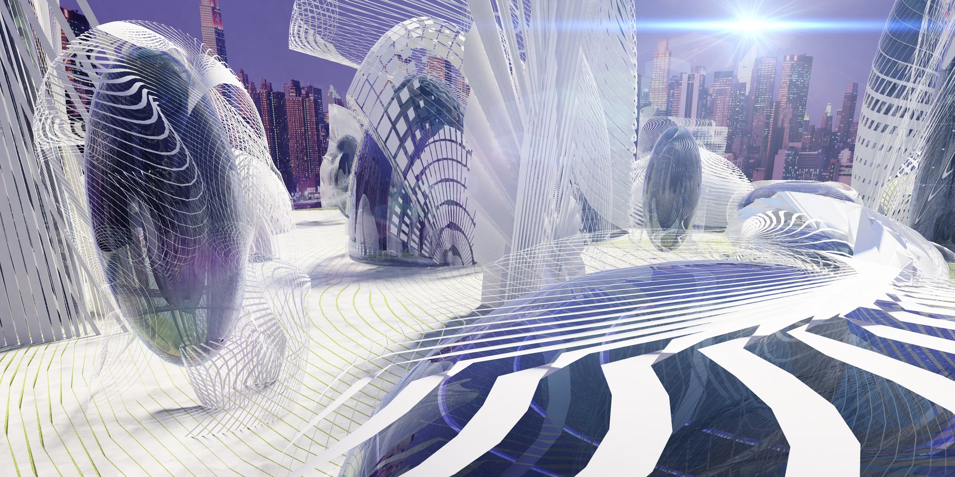 3d Modern Futuristic Model