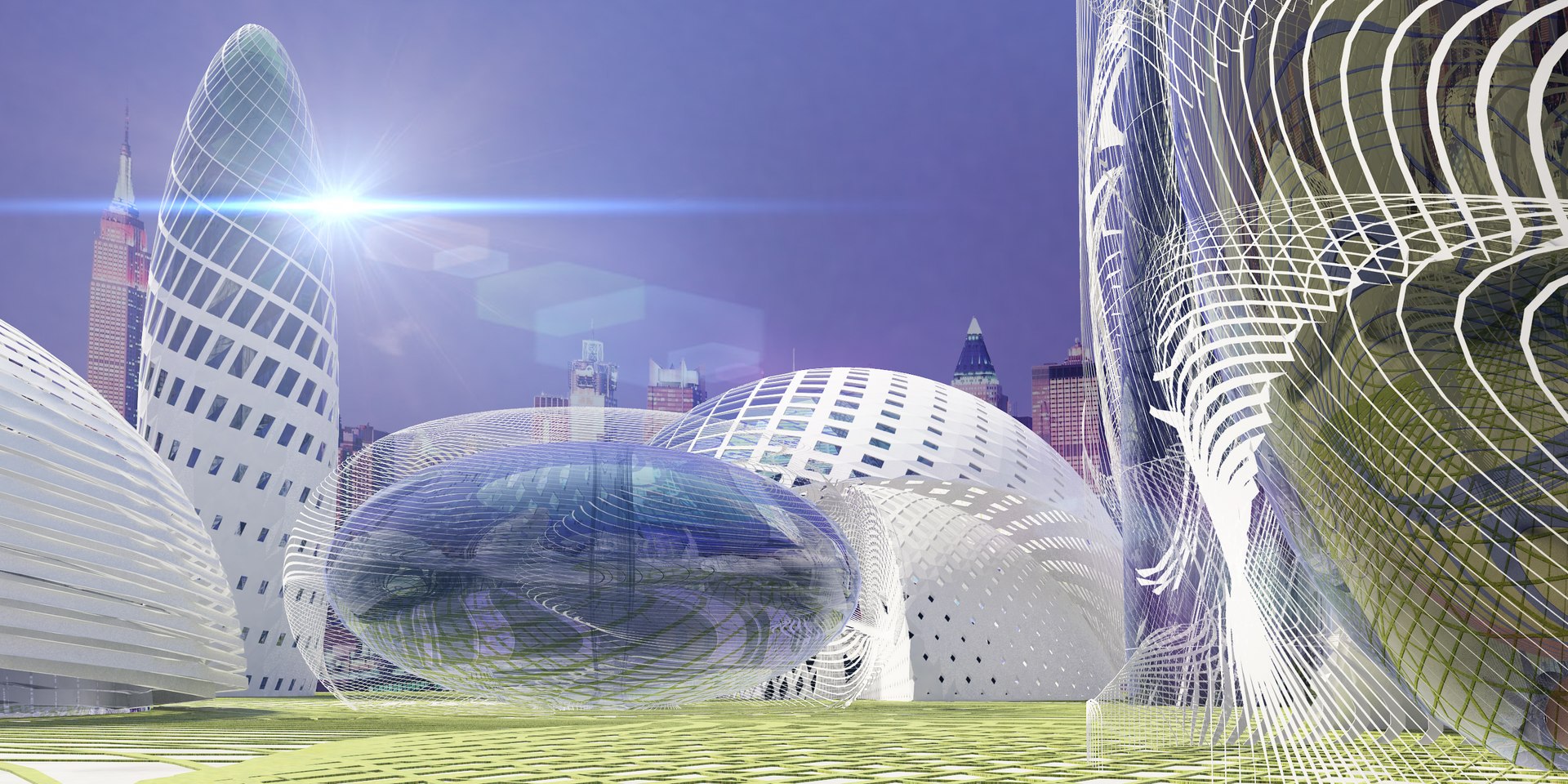 3d Modern Futuristic Model