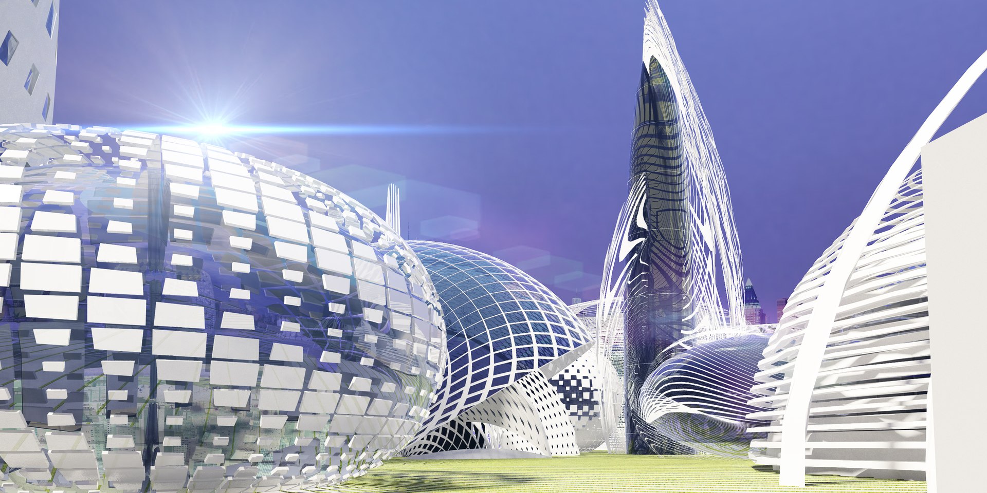 3d Modern Futuristic Model