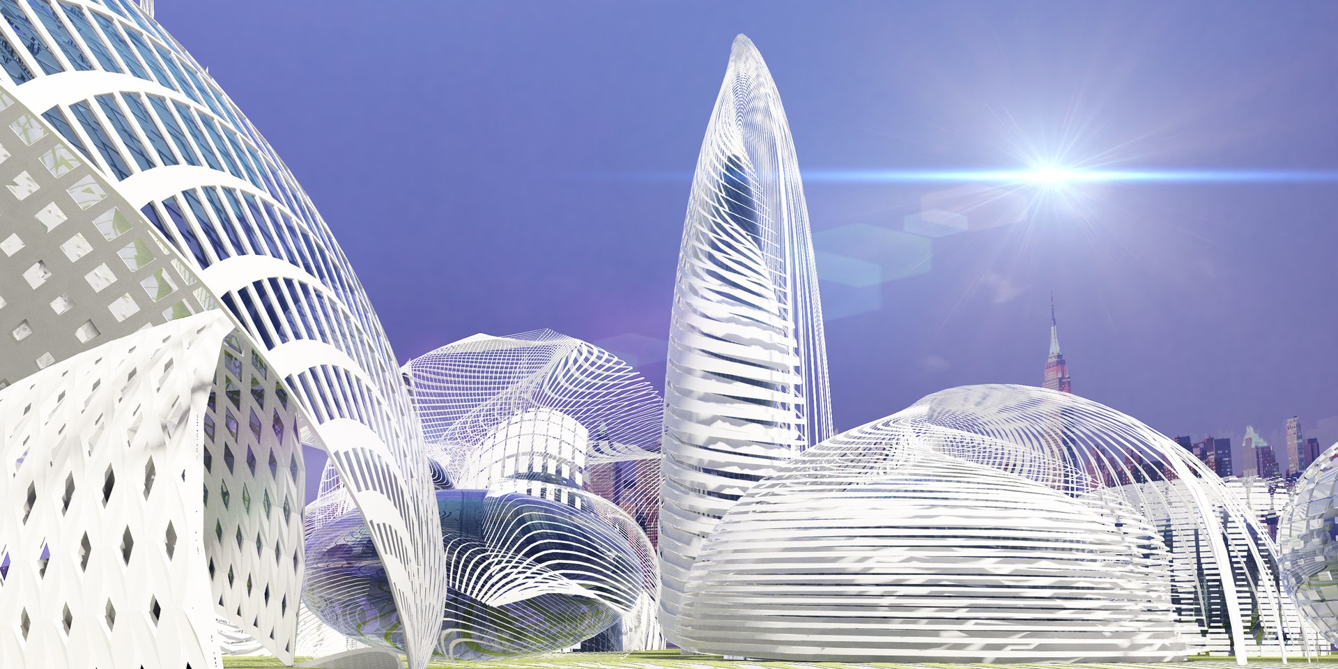 3d Modern Futuristic Model