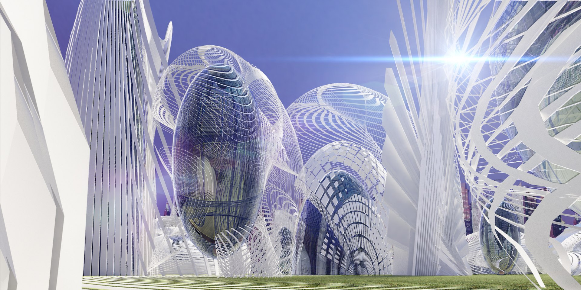 3d Modern Futuristic Model