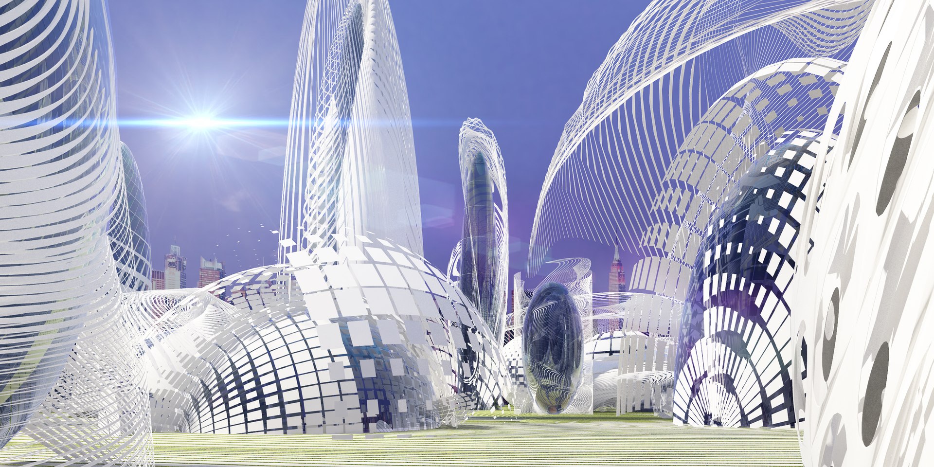 3d Modern Futuristic Model