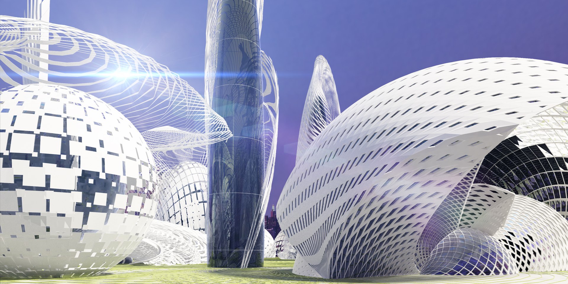 3d Modern Futuristic Model