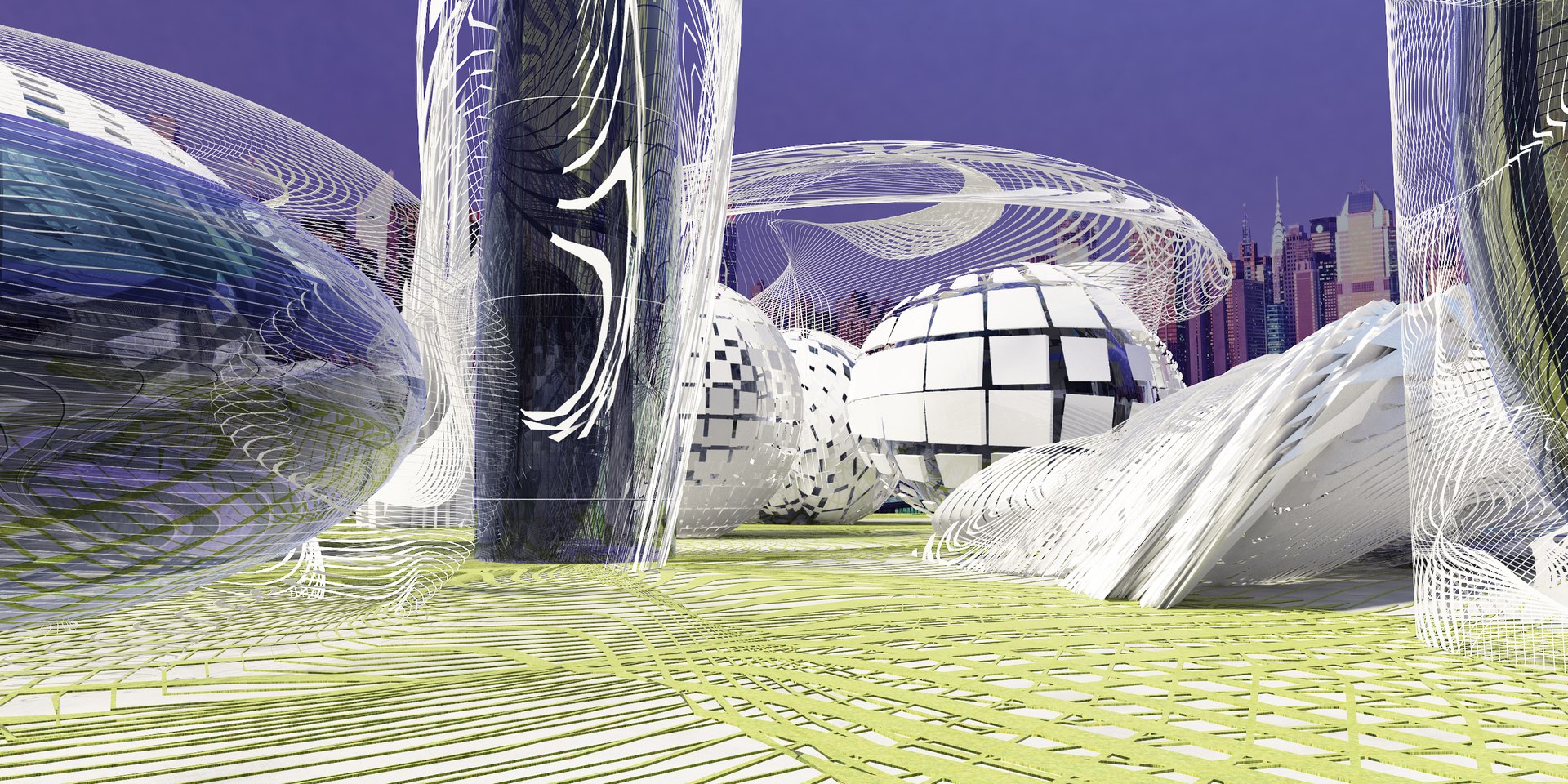 3d Modern Futuristic Model