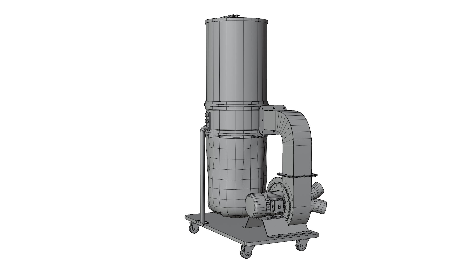 3D Canister Dust Collector model - TurboSquid 1932349