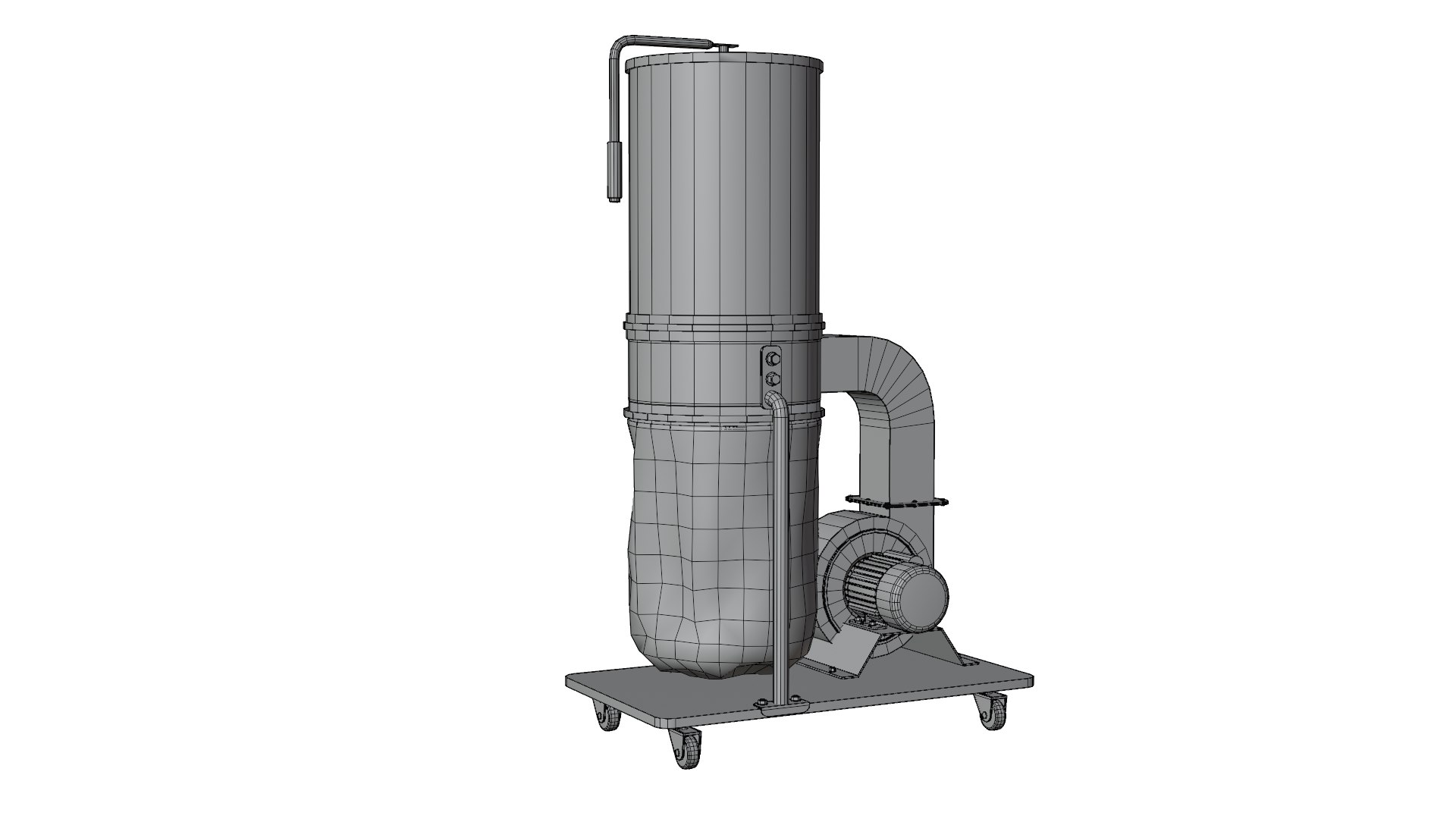 3D Canister Dust Collector model - TurboSquid 1932349