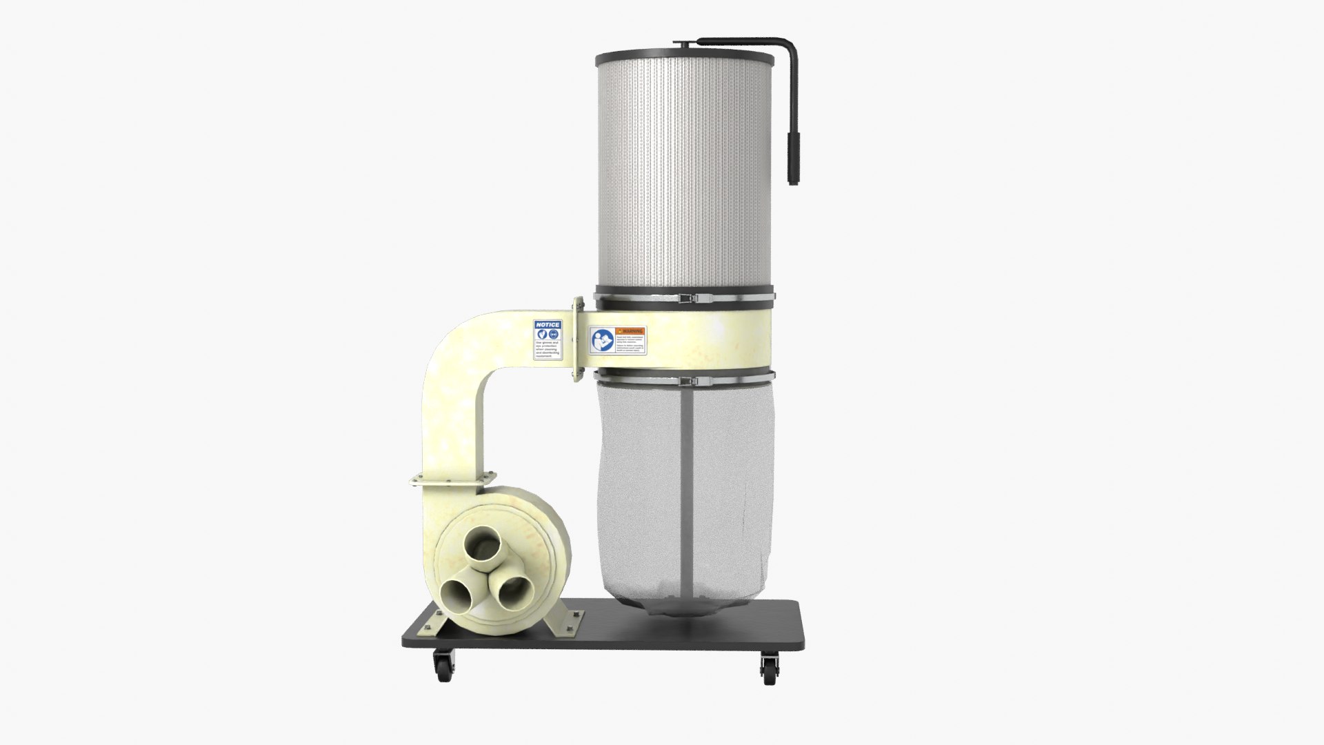 3D Canister Dust Collector model - TurboSquid 1932349