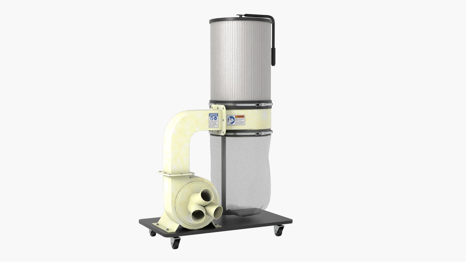 3D Canister Dust Collector model - TurboSquid 1932349