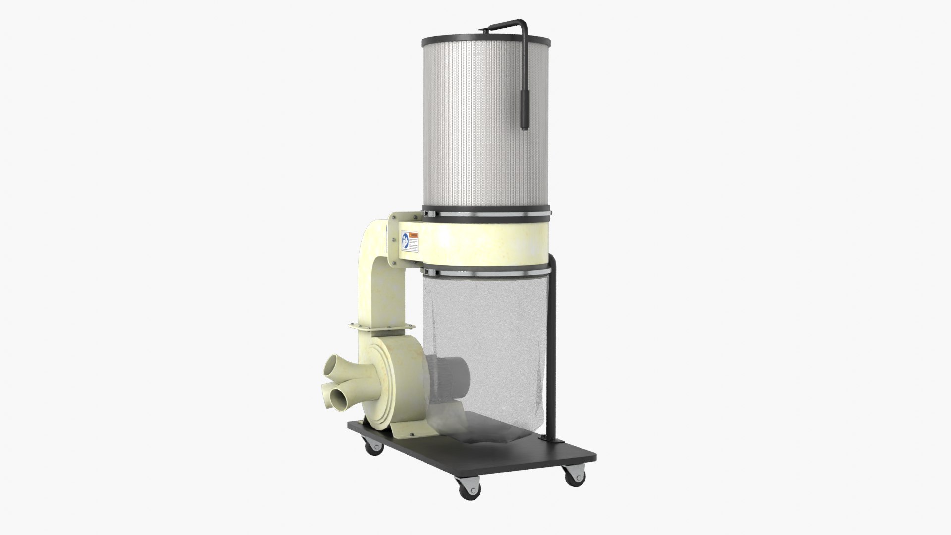 3D Canister Dust Collector model - TurboSquid 1932349