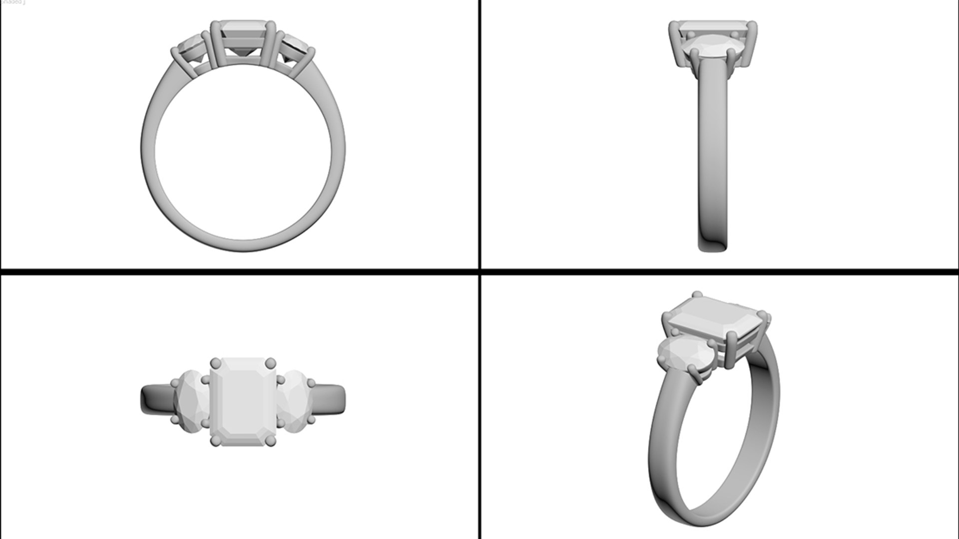 Print ring stones 3D model - TurboSquid 1286027