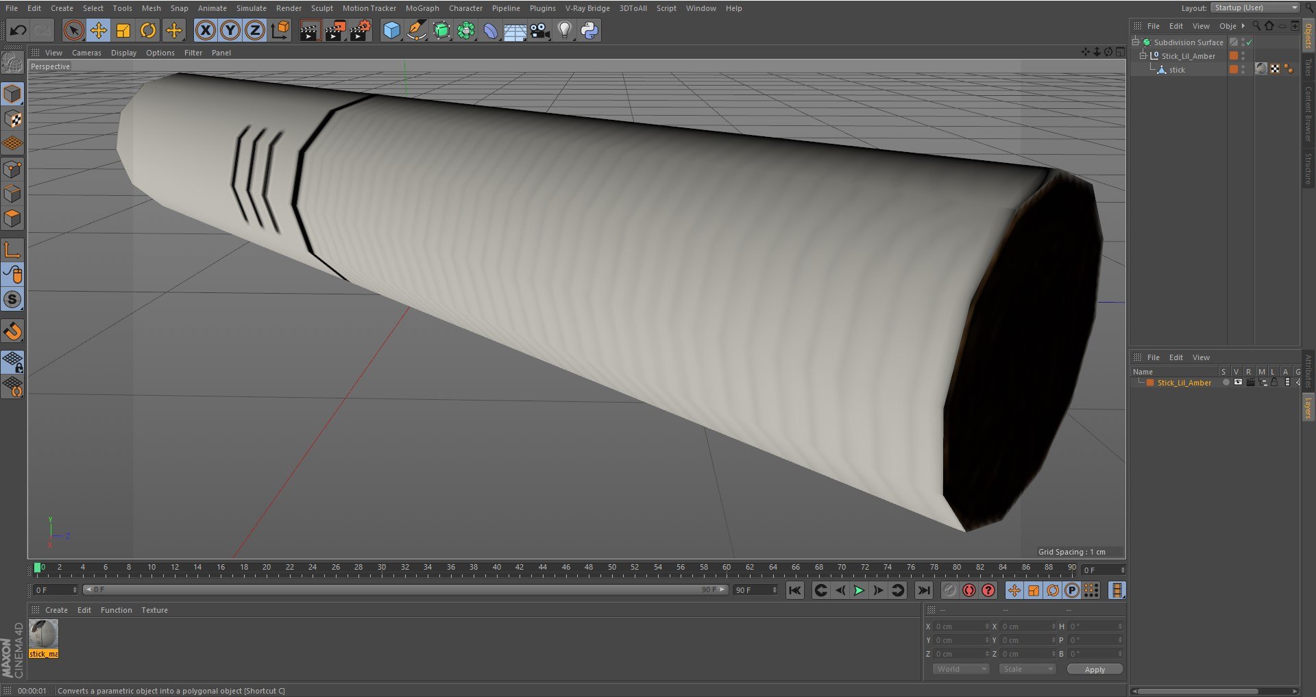 Stick Lil Amber Model - TurboSquid 2139440