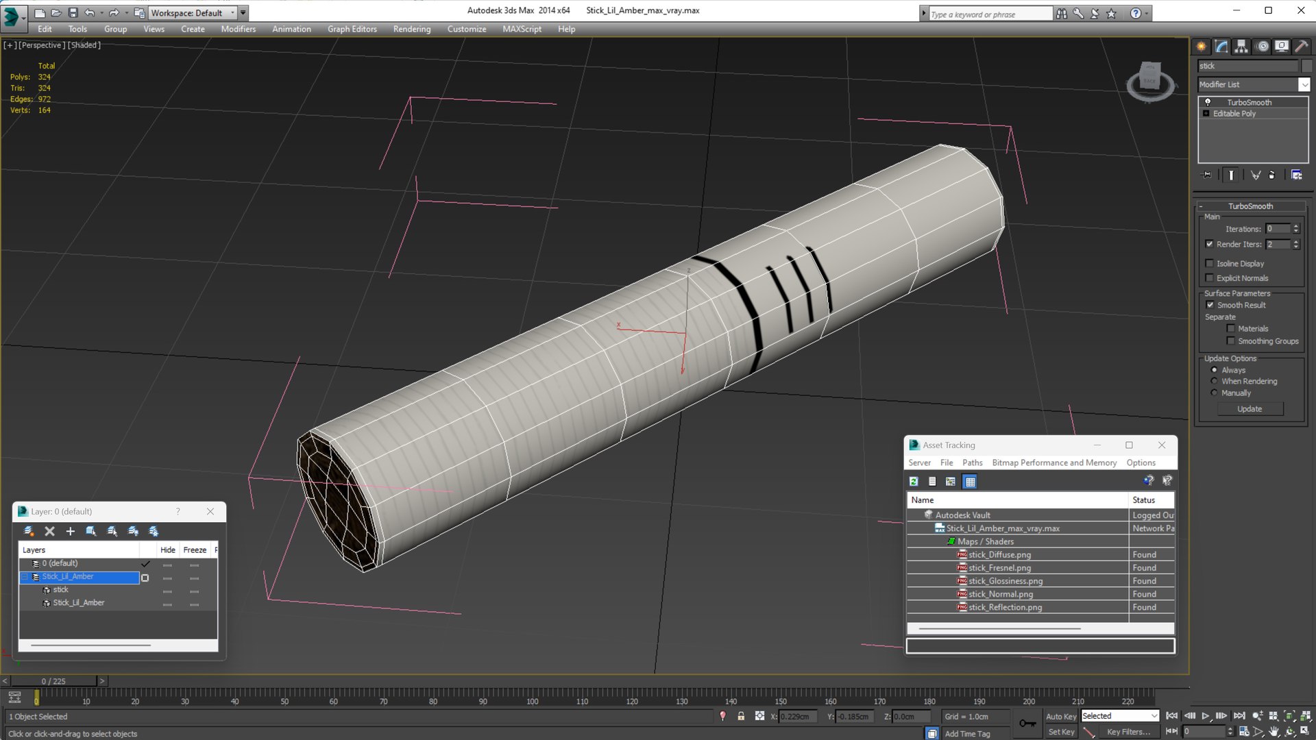 Stick Lil Amber Model - TurboSquid 2139440