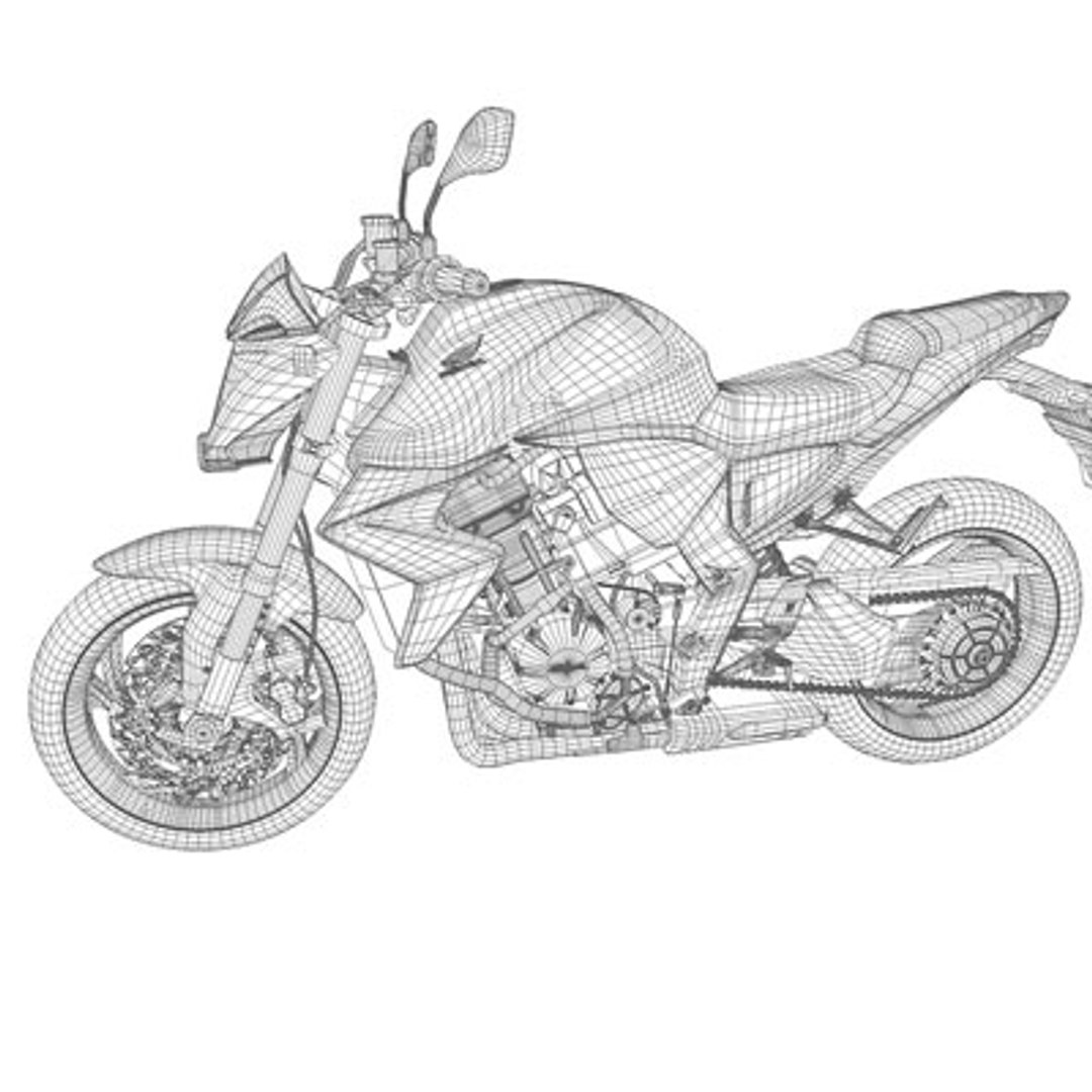 Honda Cb 1000 R 3d C4d