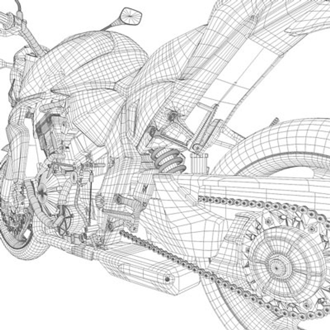 Honda Cb 1000 R 3d C4d