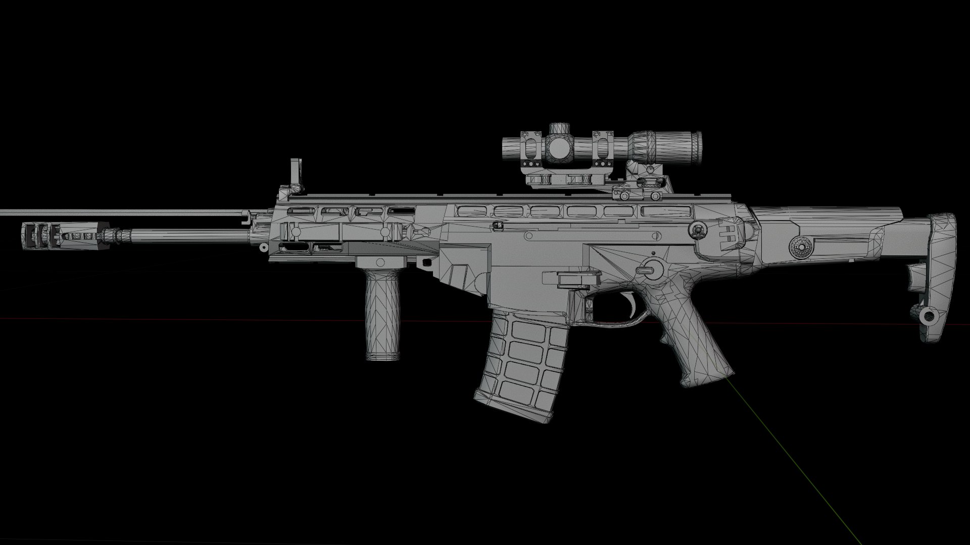 ARX200 Assault Rifle 3D Model - TurboSquid 2189681