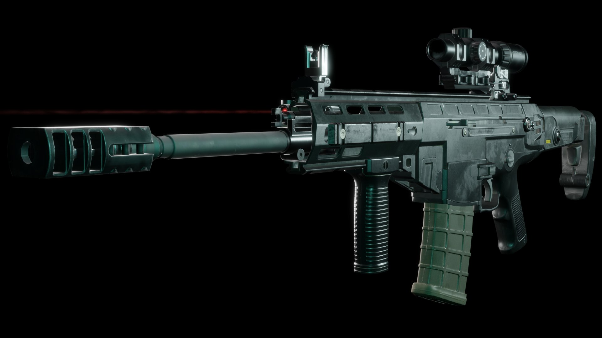 ARX200 Assault Rifle 3D Model - TurboSquid 2189681