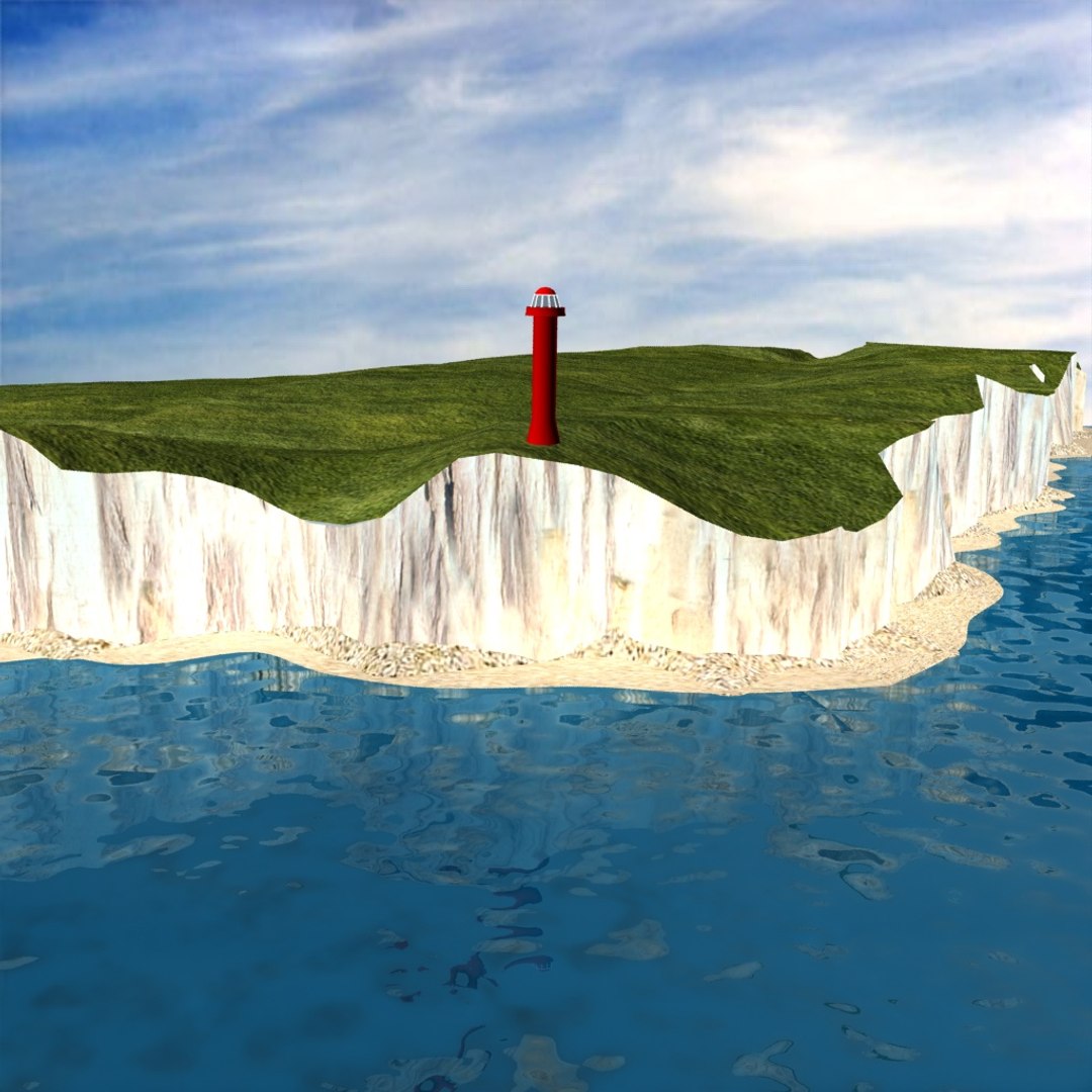 British Coastline 3D Model - TurboSquid 1440626