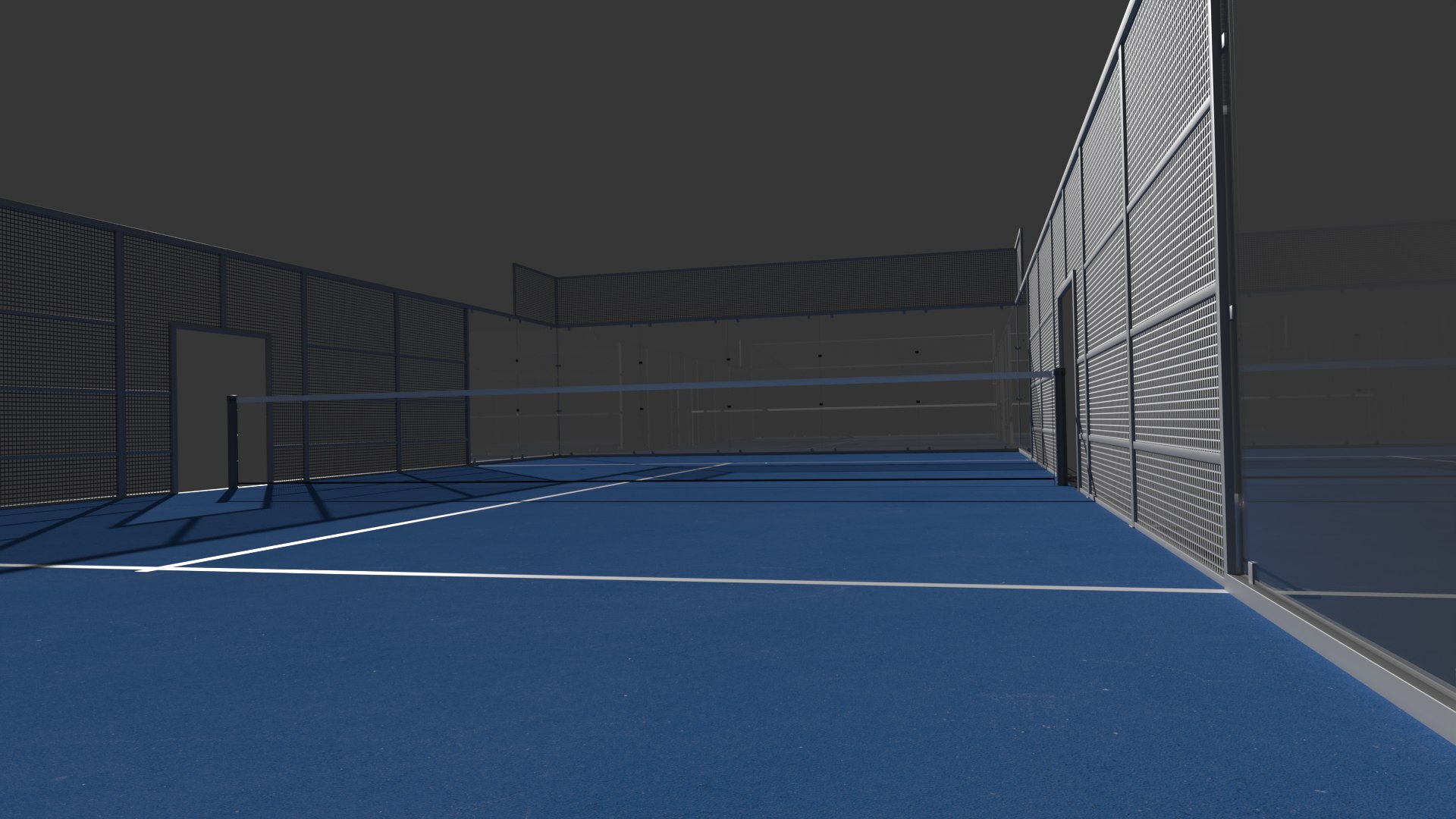 3D Paddle Court - Pista De Padel - TurboSquid 2147756