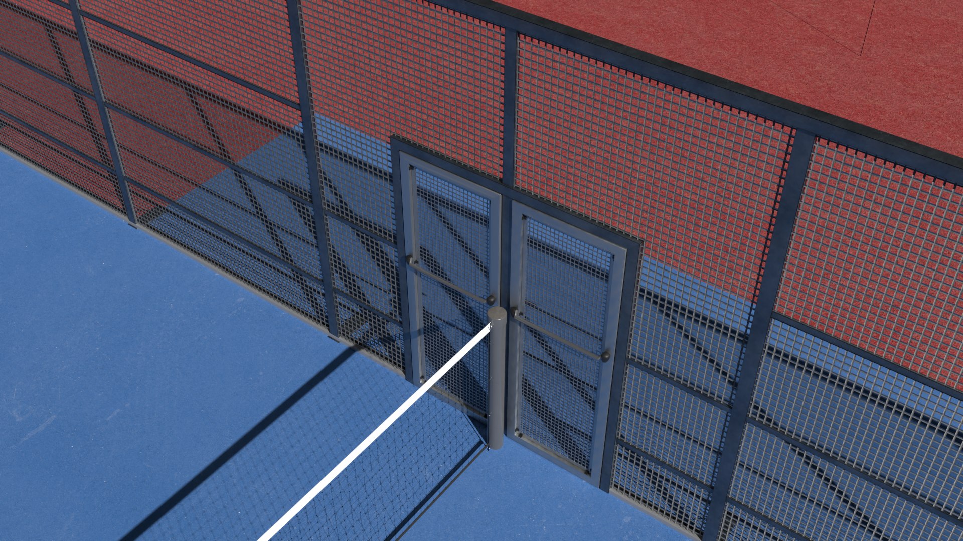 3D Paddle Court - Pista De Padel - TurboSquid 2147756