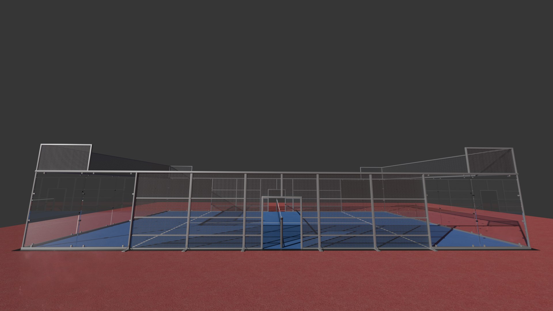 3D Paddle Court - Pista De Padel - TurboSquid 2147756