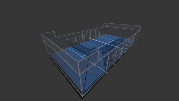 modelo 3d Pista de padel - Pista de padel - TurboSquid 2147756