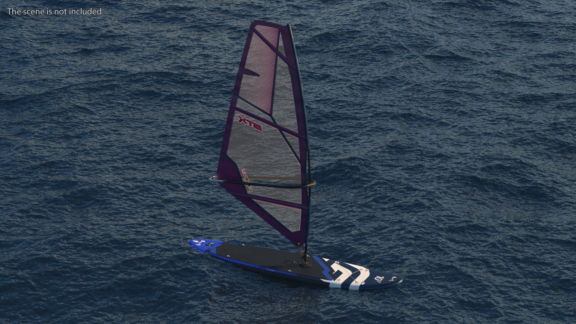 Windsurf SUP Gladiator With STX Sail 3D Model - TurboSquid 2062624