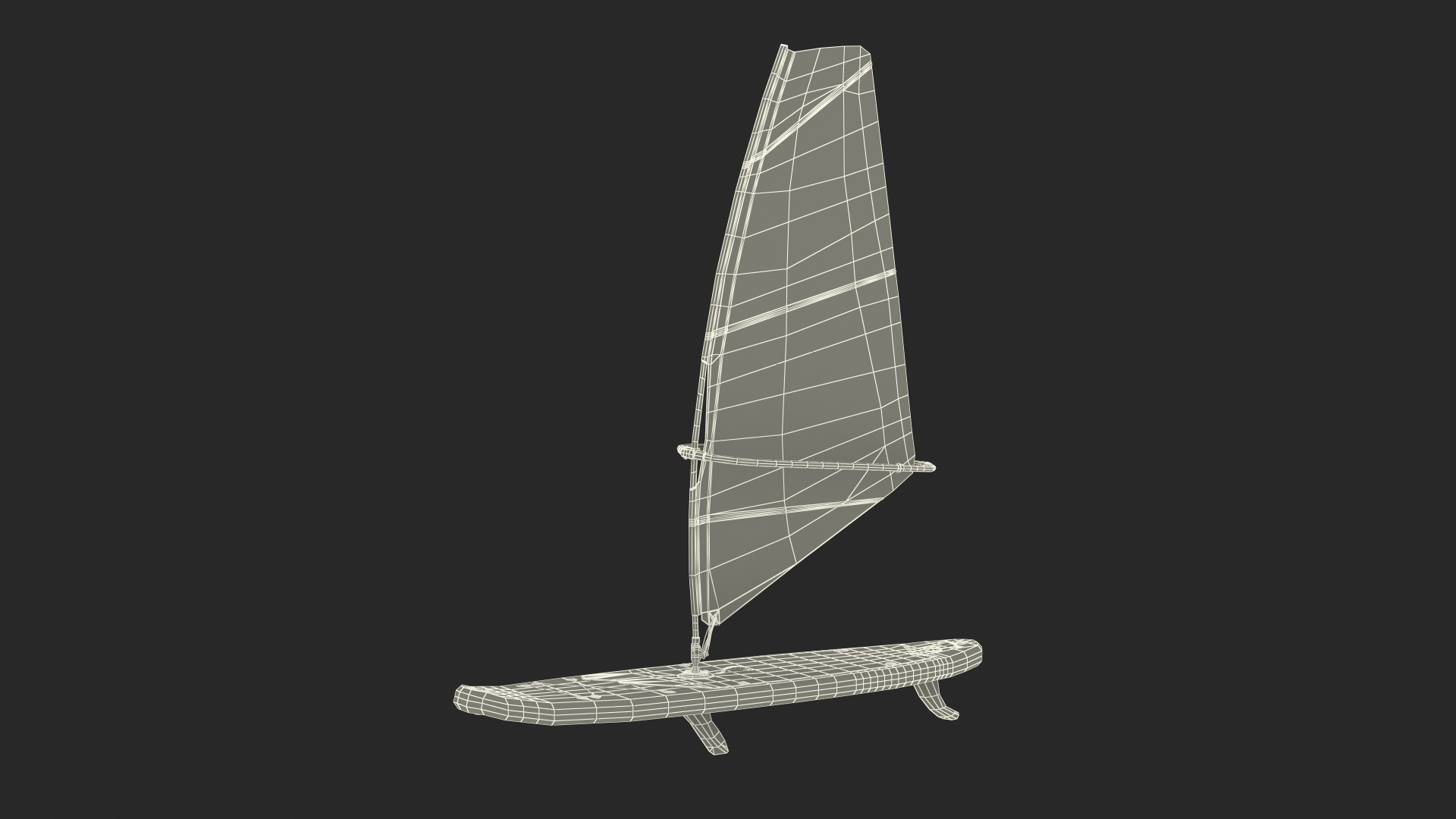 Windsurf SUP Gladiator With STX Sail 3D Model - TurboSquid 2062624