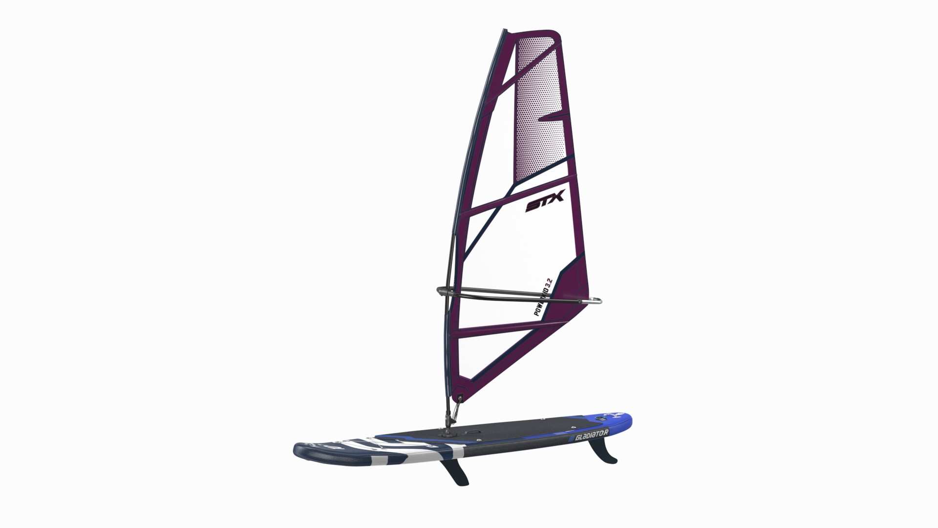 Windsurf SUP Gladiator With STX Sail 3D Model - TurboSquid 2062624