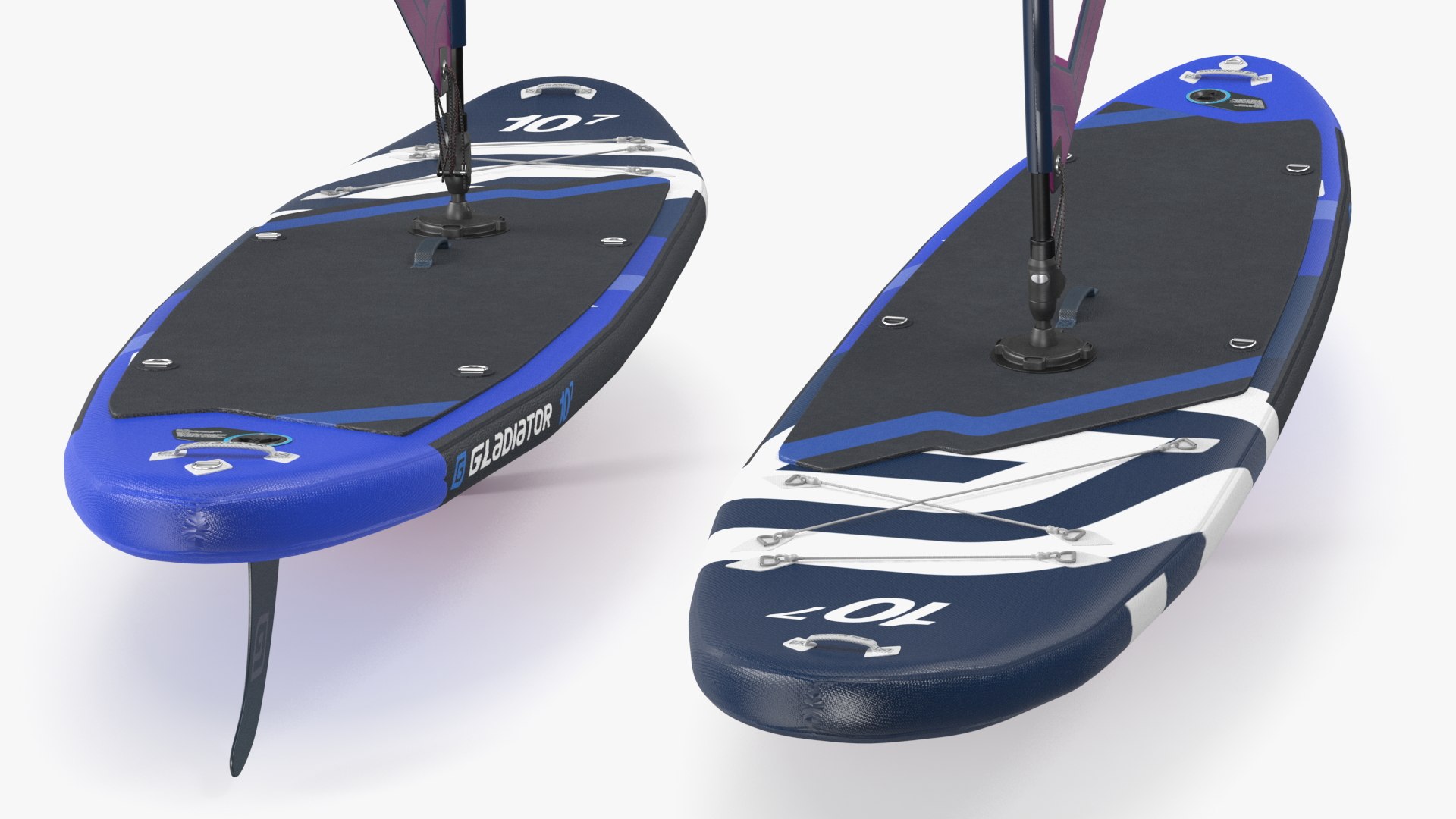 Windsurf SUP Gladiator With STX Sail 3D Model - TurboSquid 2062624