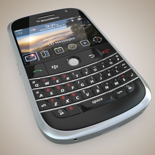 blackberry bold 3d model