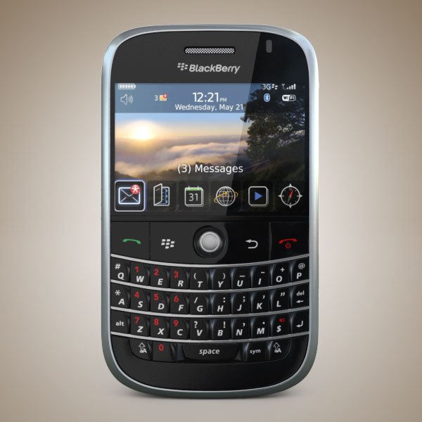 blackberry bold 3d model