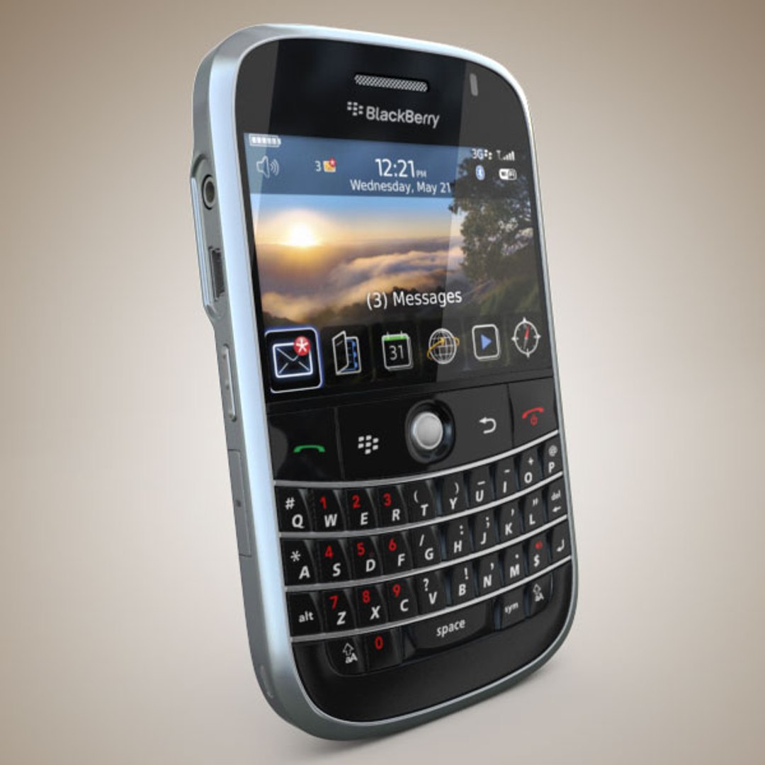 blackberry bold 3d model