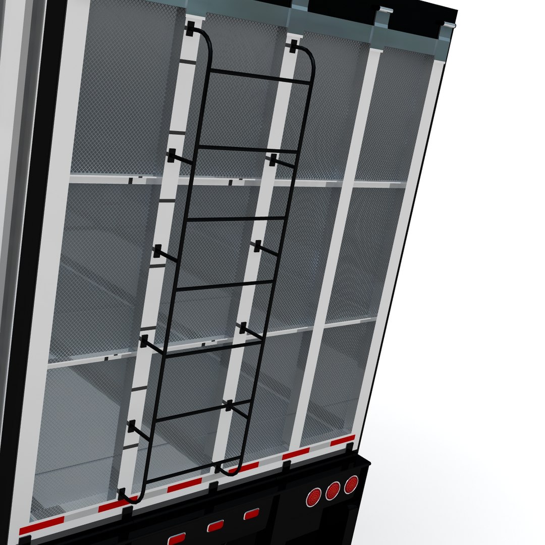 3d Model Chip Van Trailer Dorsey