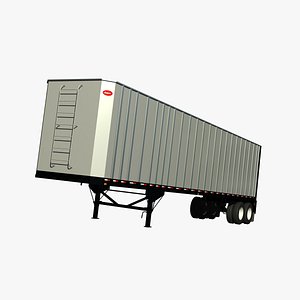 3d 53ft trailer truck