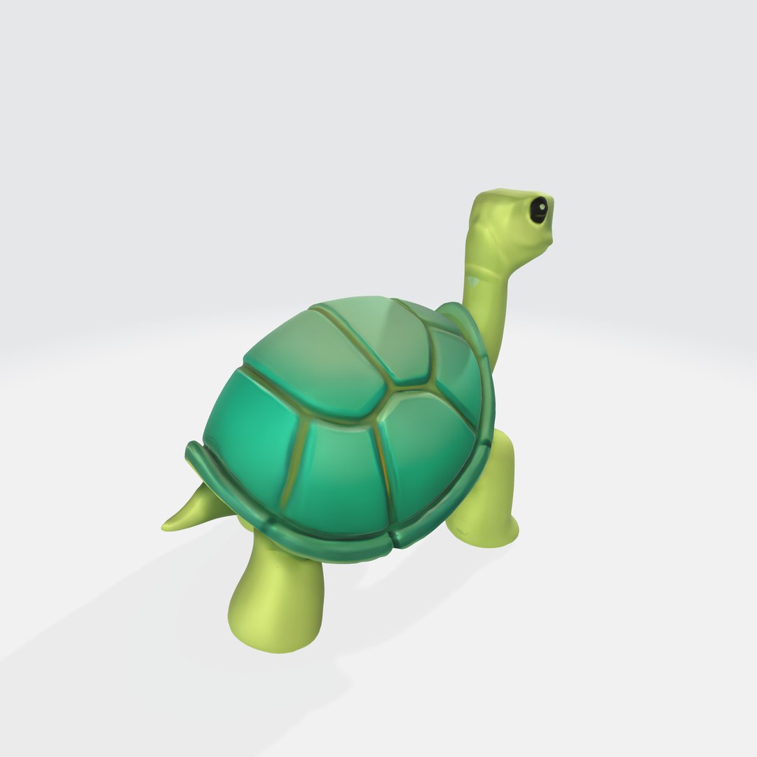 Charming Turtle 3D - TurboSquid 2286304