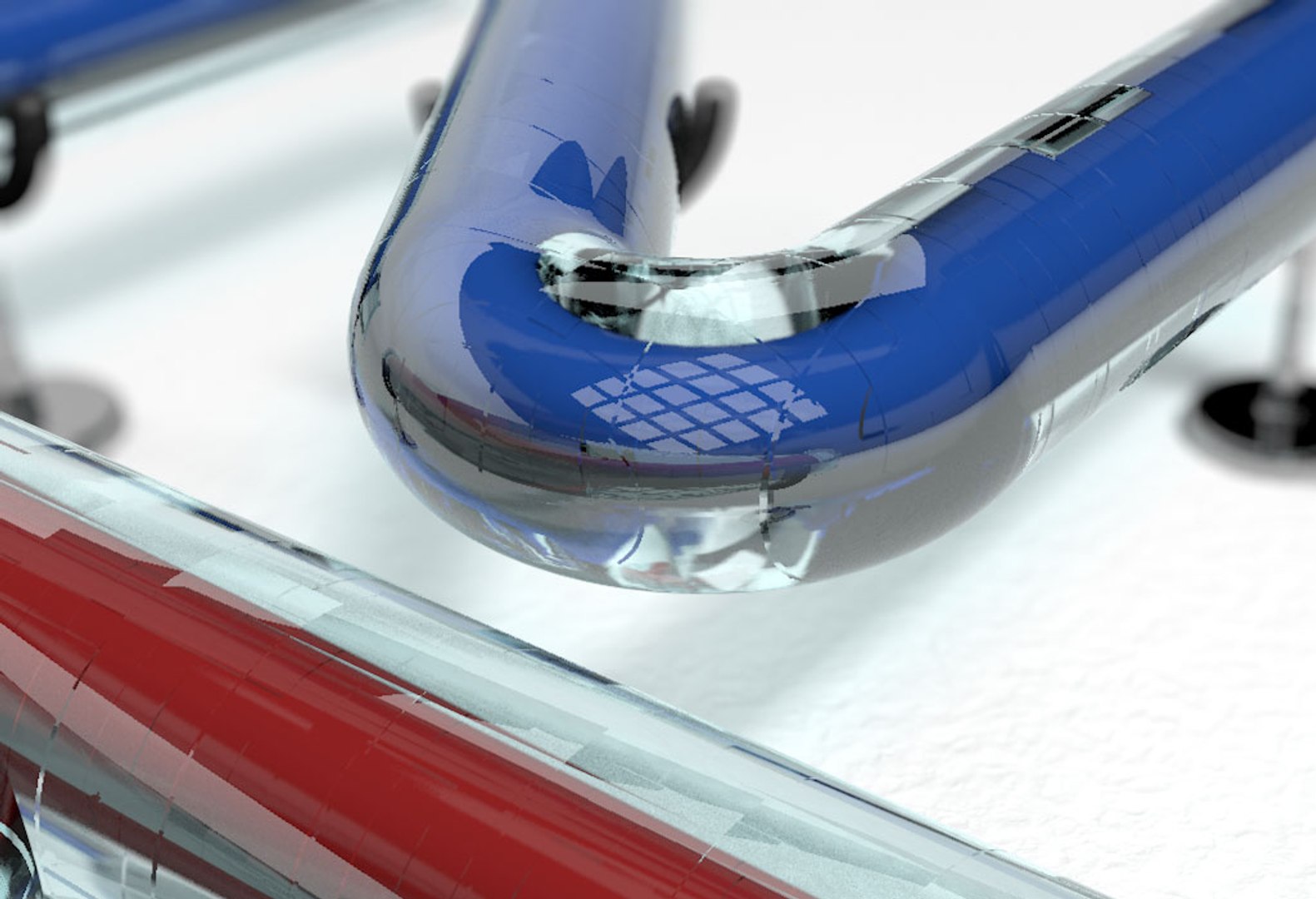 Jkl letters glass tube model - TurboSquid 1547142