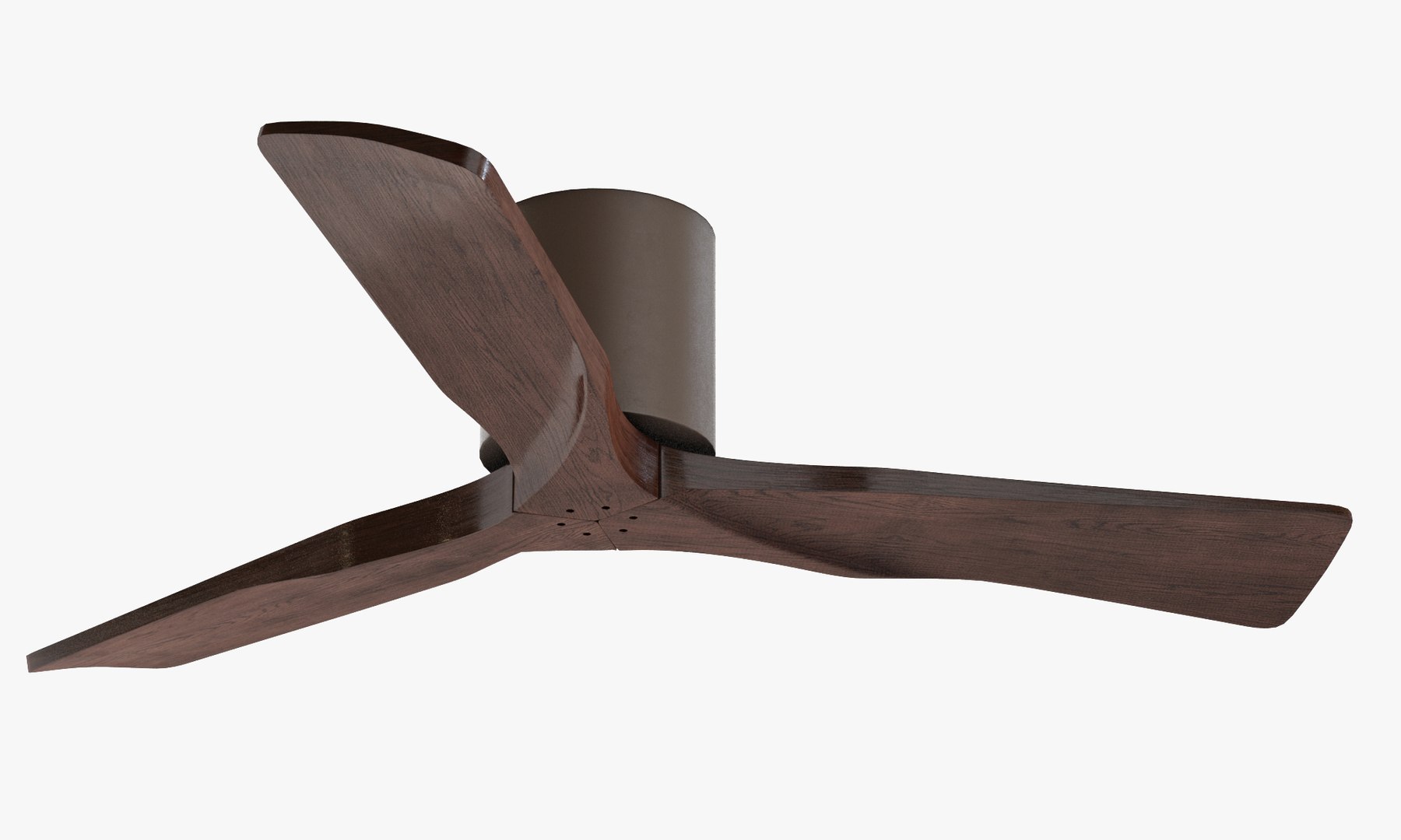 Matthews Irene 3-blade Walnut-bronze 3D - TurboSquid 1397704