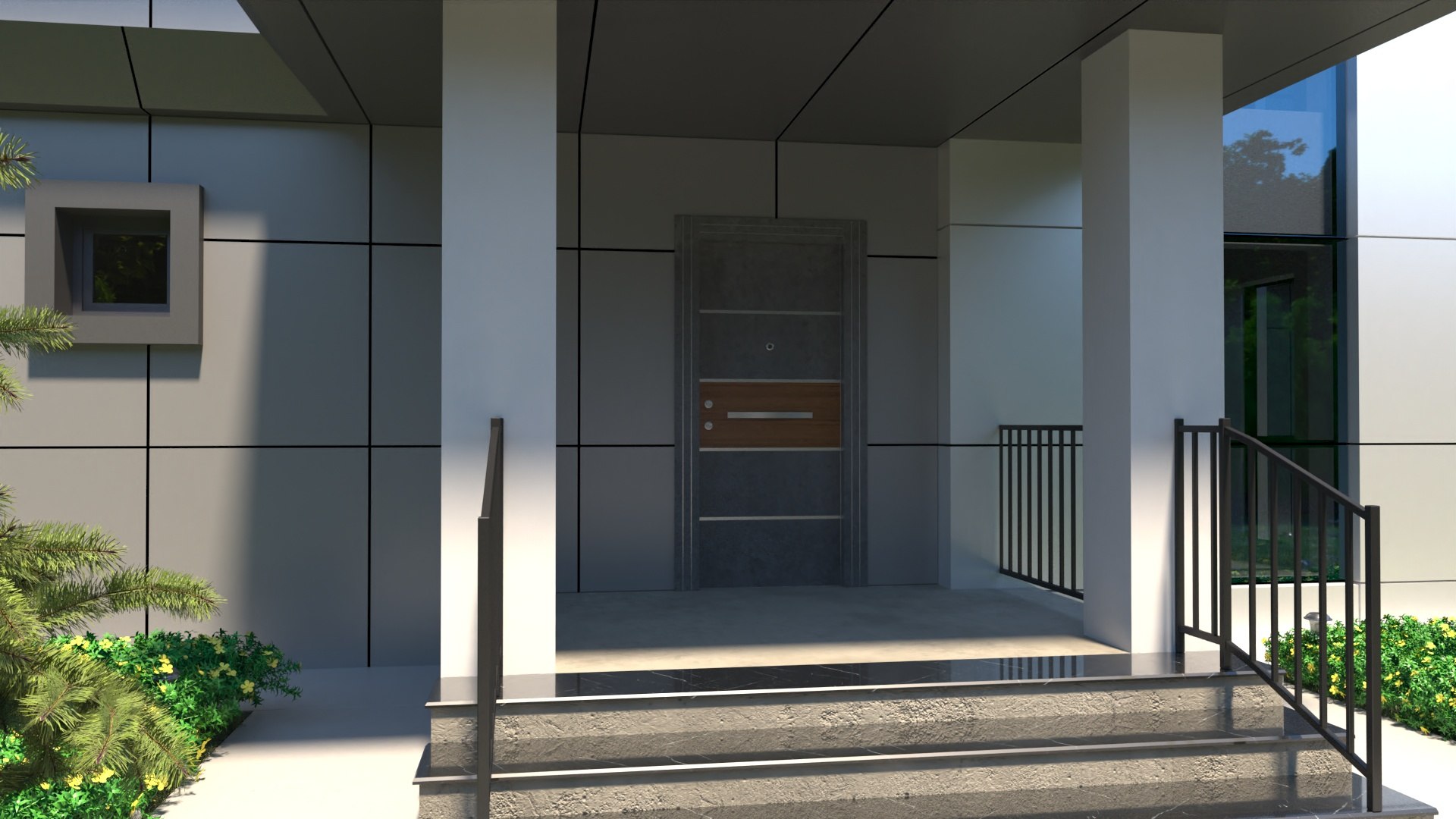 Exterior Door 3D - TurboSquid 1739869