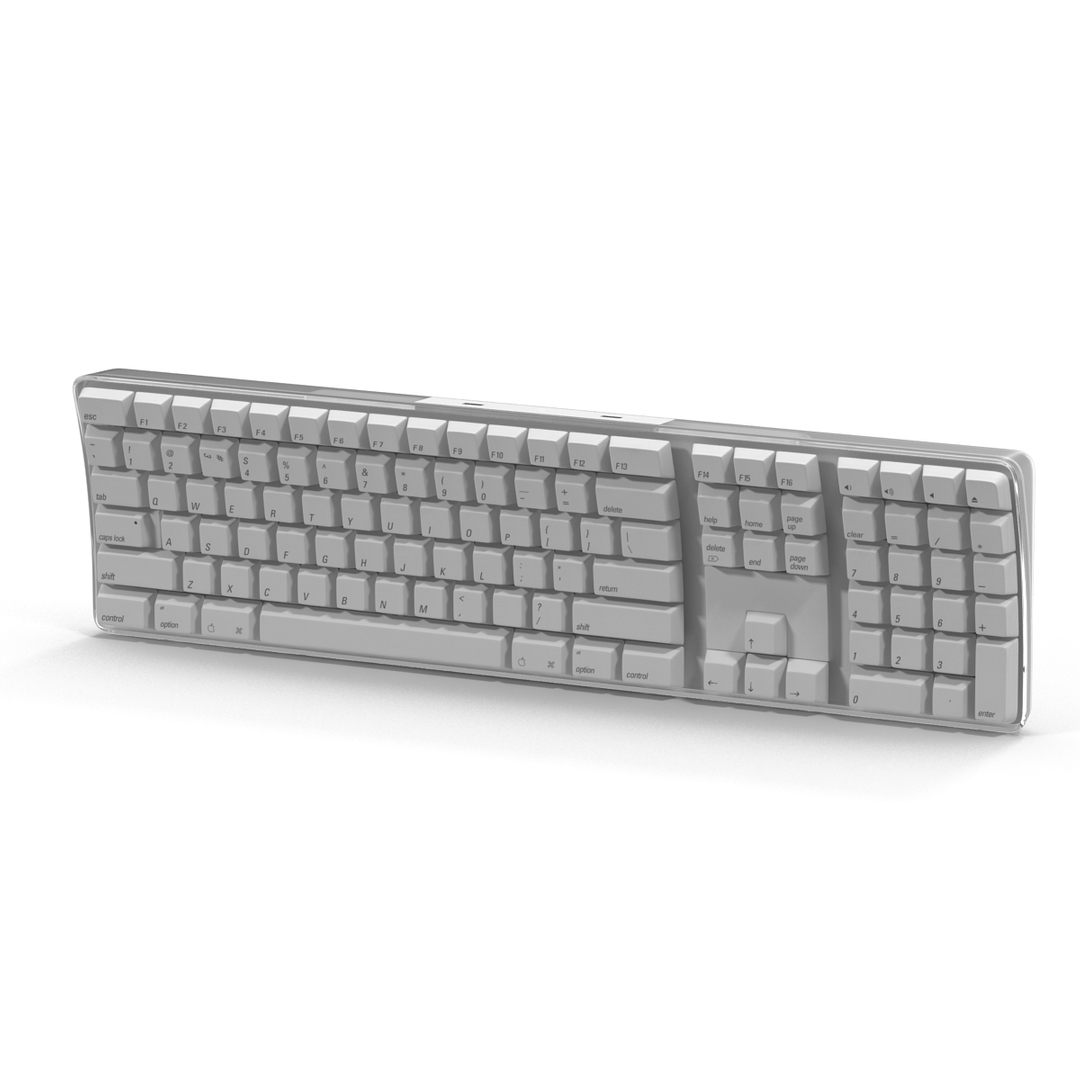 3d Model Of Apple Wireless Keyboard 3