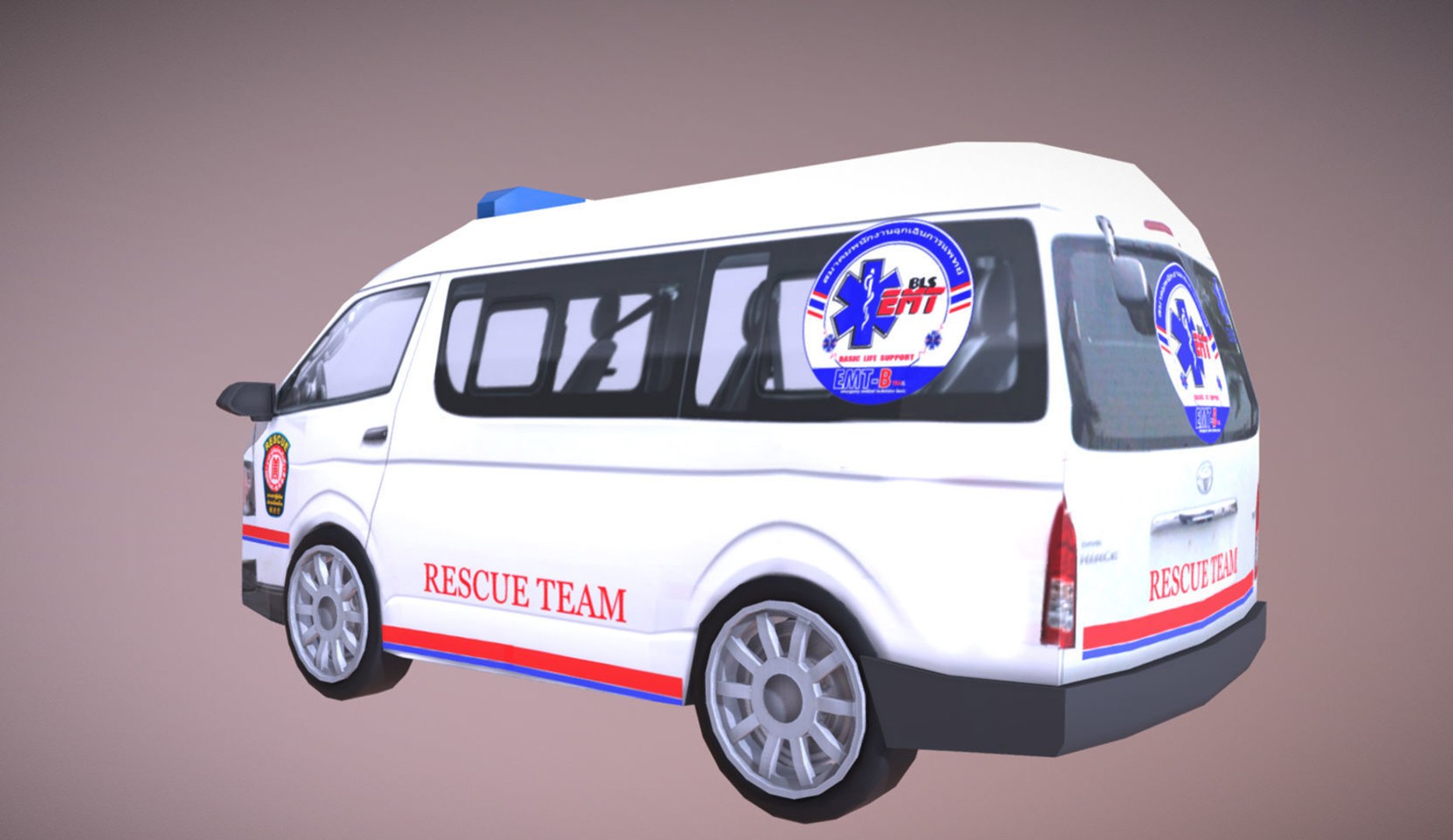 Rescue Van 3D Model - TurboSquid 1340484